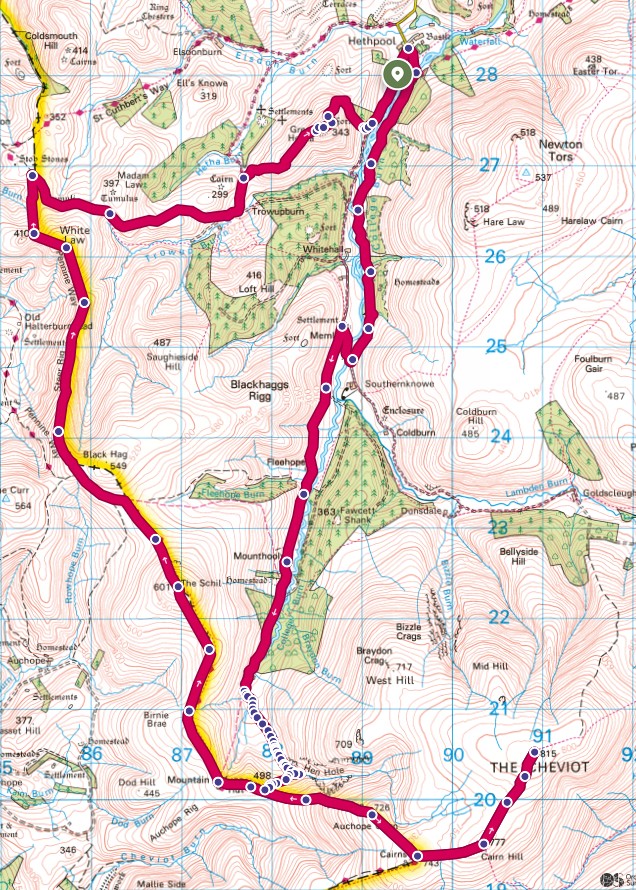 The Cheviot – more than just a big hill – Wild Mile Adventure